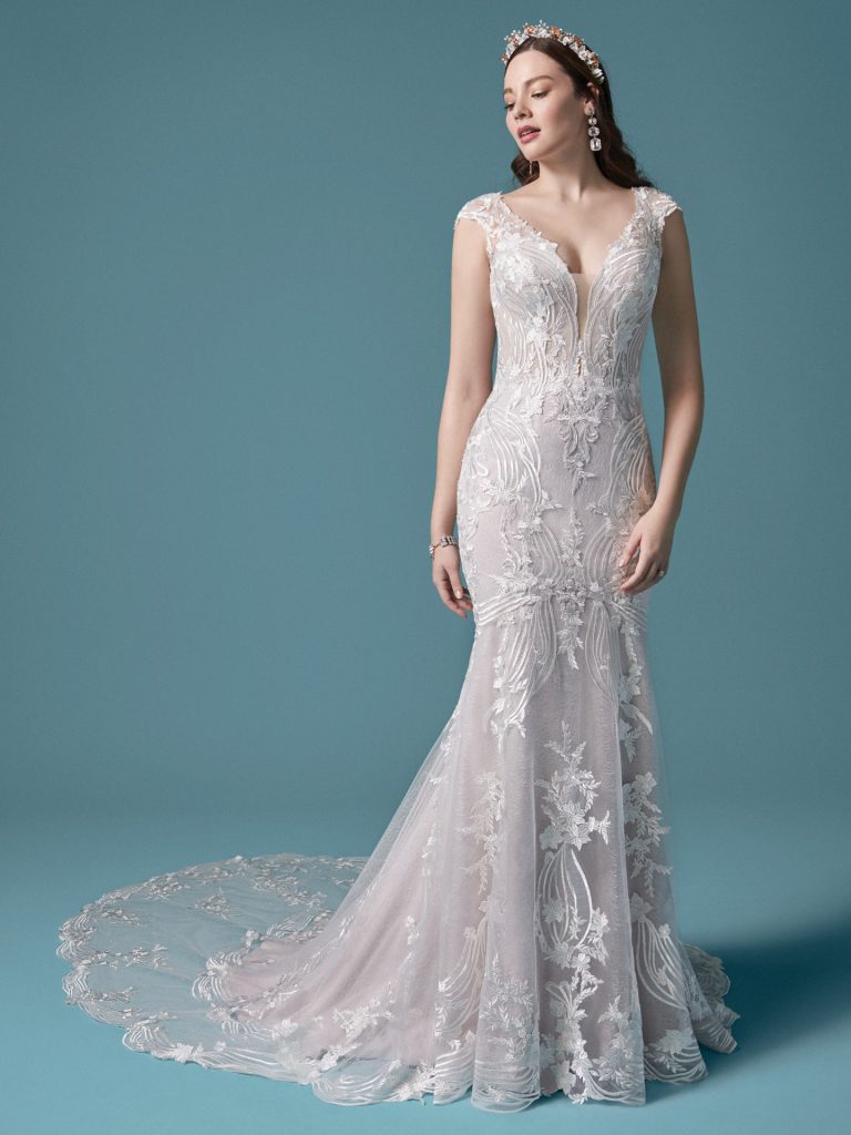 Long Train Wedding Dresses for an Extra Glamorous Occasion