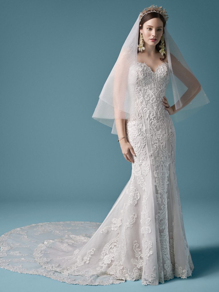 Long Train Wedding Dresses for an Extra Glamorous Occasion
