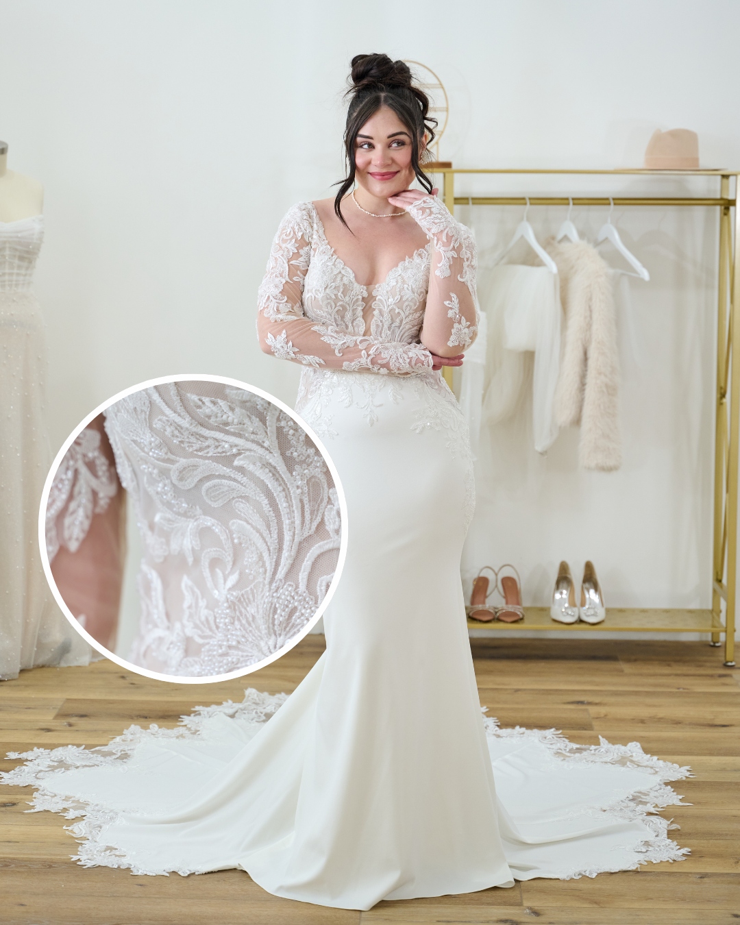 Types of Lace to Look for in Your Winter Wedding Dress